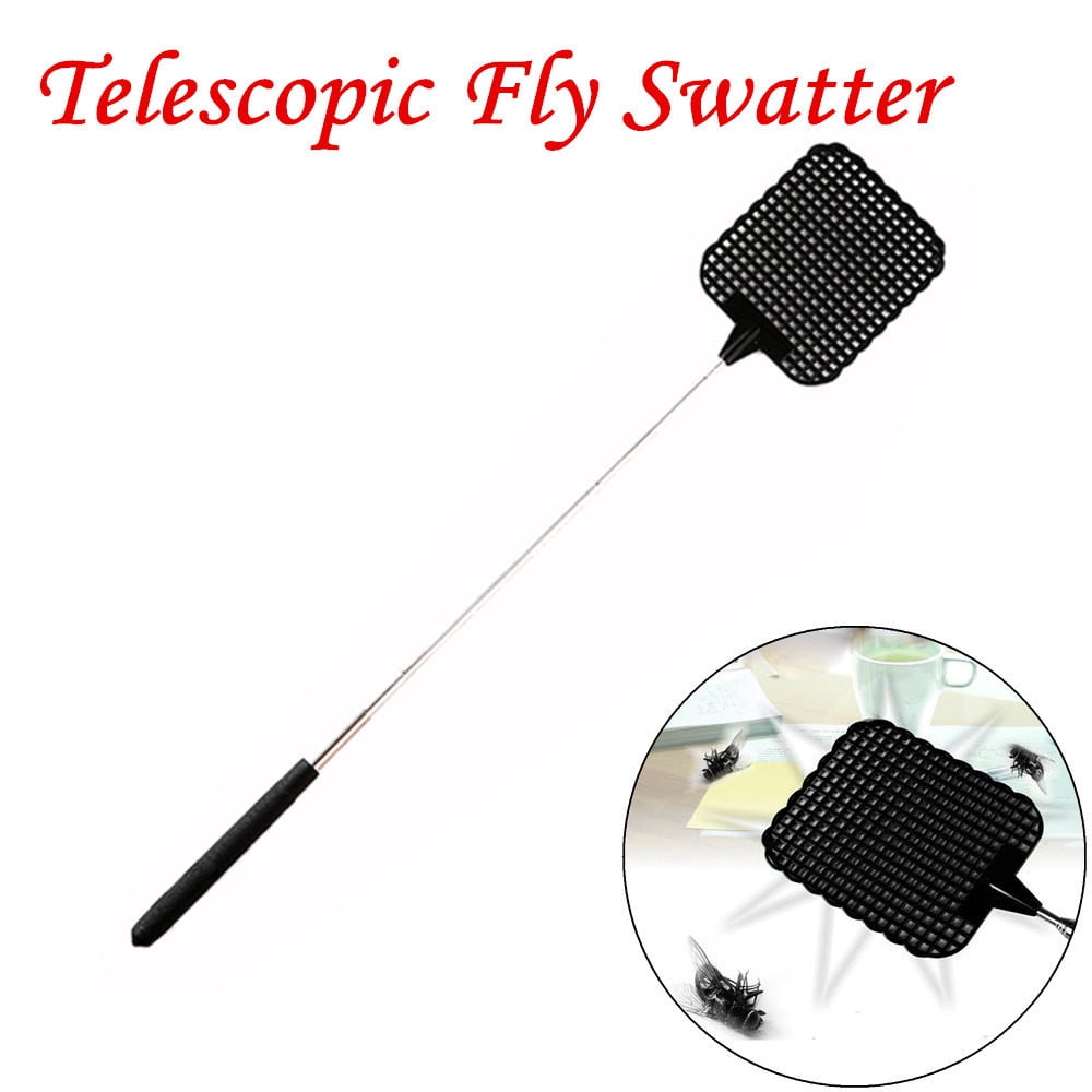 Telescopic Extendable Fly Swatter Prevent Pest Mosquito Tool Flies Trap ...