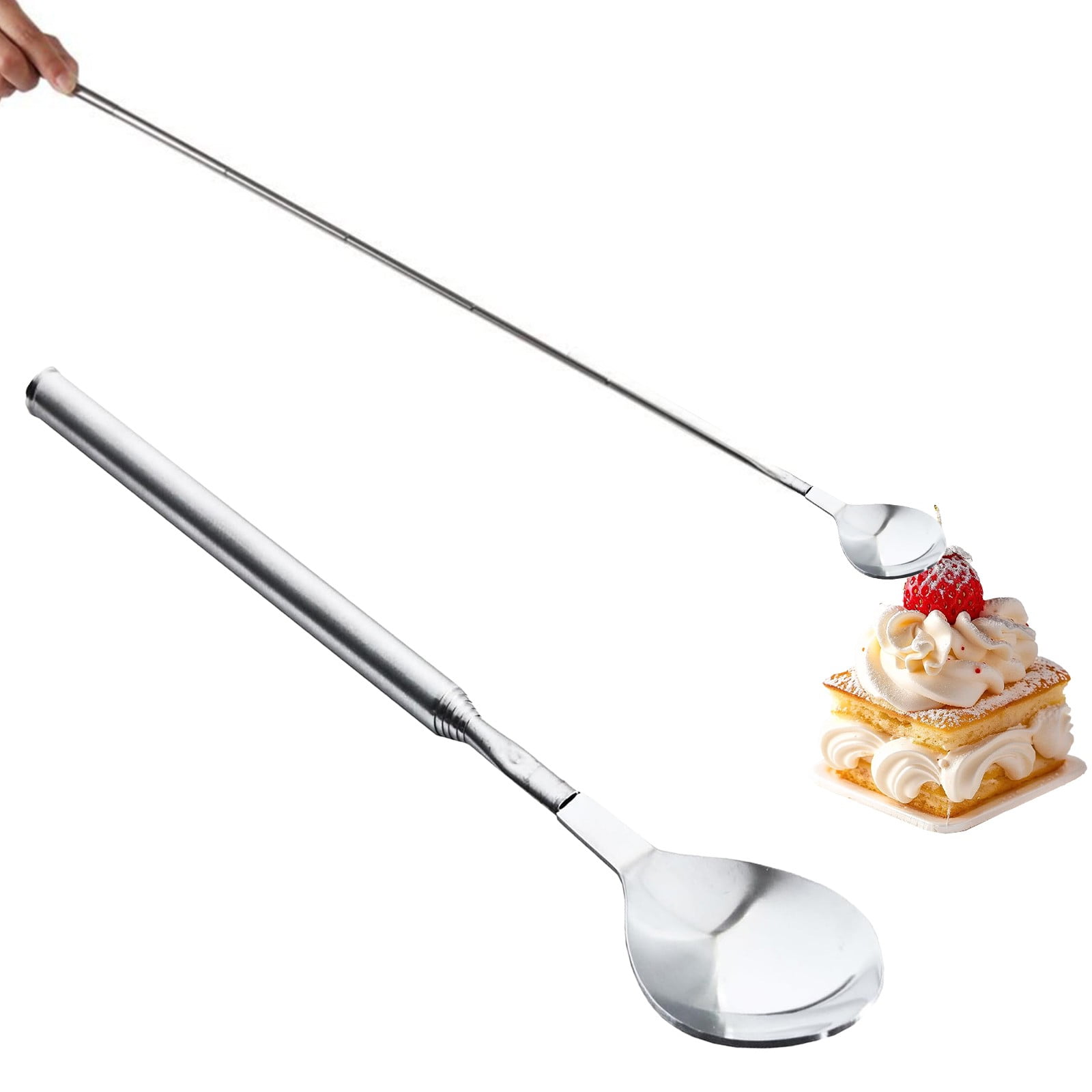 Telescopic Extendable Fork Adjustable Long Handle Stainless Steel Bbq ...