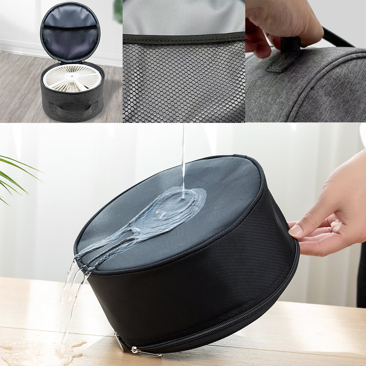 Telescopic Fan Storage Bag Large Capacity Fan Hand Bag Waterproof ...