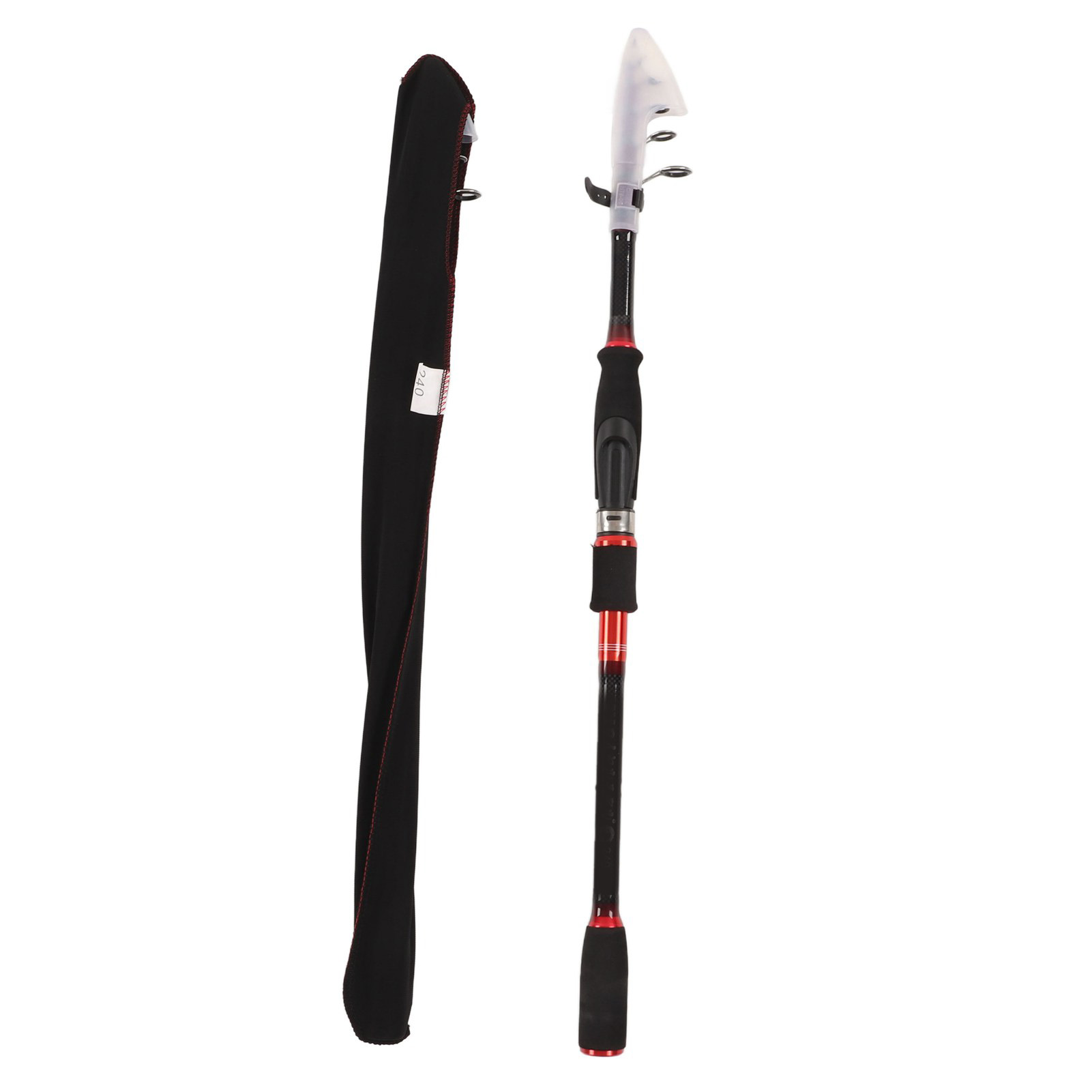 Telescopic Fishing Rod Carbon Fiber Fishing Pole with Stainless Steel ...