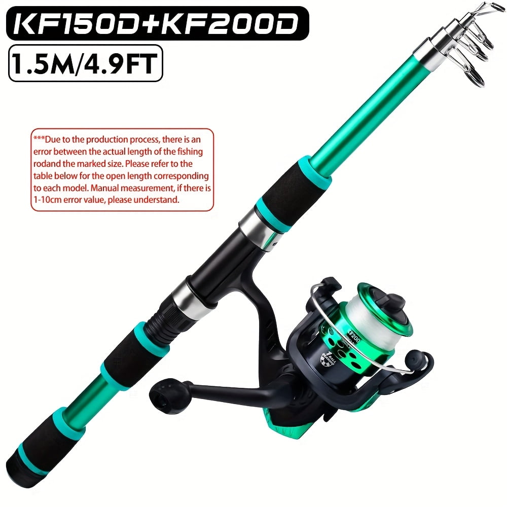 Telescopic Fishing Rod - Quick Retract Lightweight Bait Casting/Pre ...