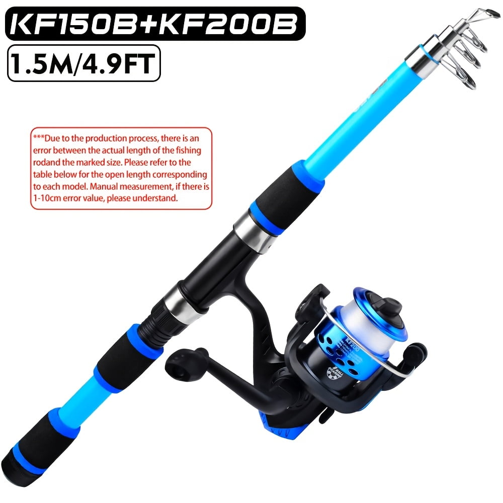 Telescopic Fishing Rod - Quick Retract Lightweight Bait Casting/Pre ...