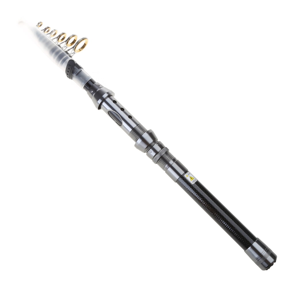 Telescopic Fishing Rod Ultralight Carbon Fiber Portable Sea Spinning ...
