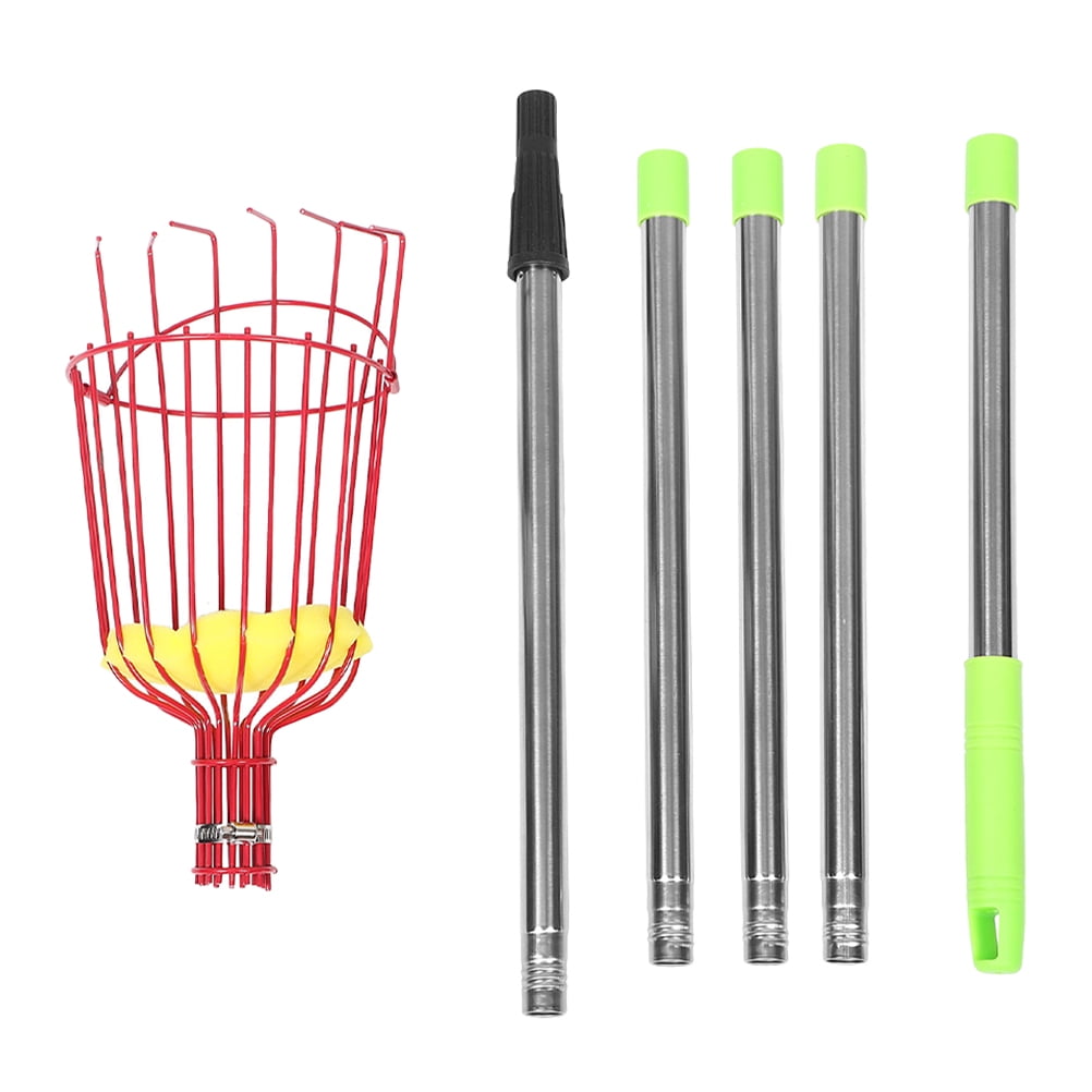 Telescopic Fruit Picker Pole with Basket Extendable Tool for Picking ...