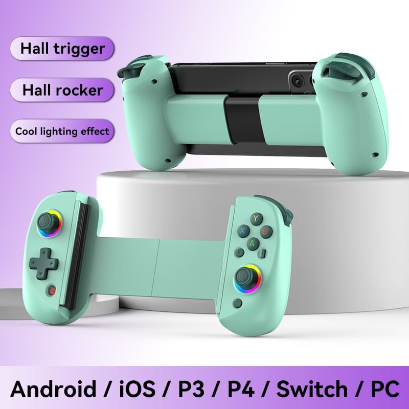 Telescopic Game Controller with Turbo/6-axis Gyro/Vibration Gamepad Bluetooth-Compatible 5.2 for ...