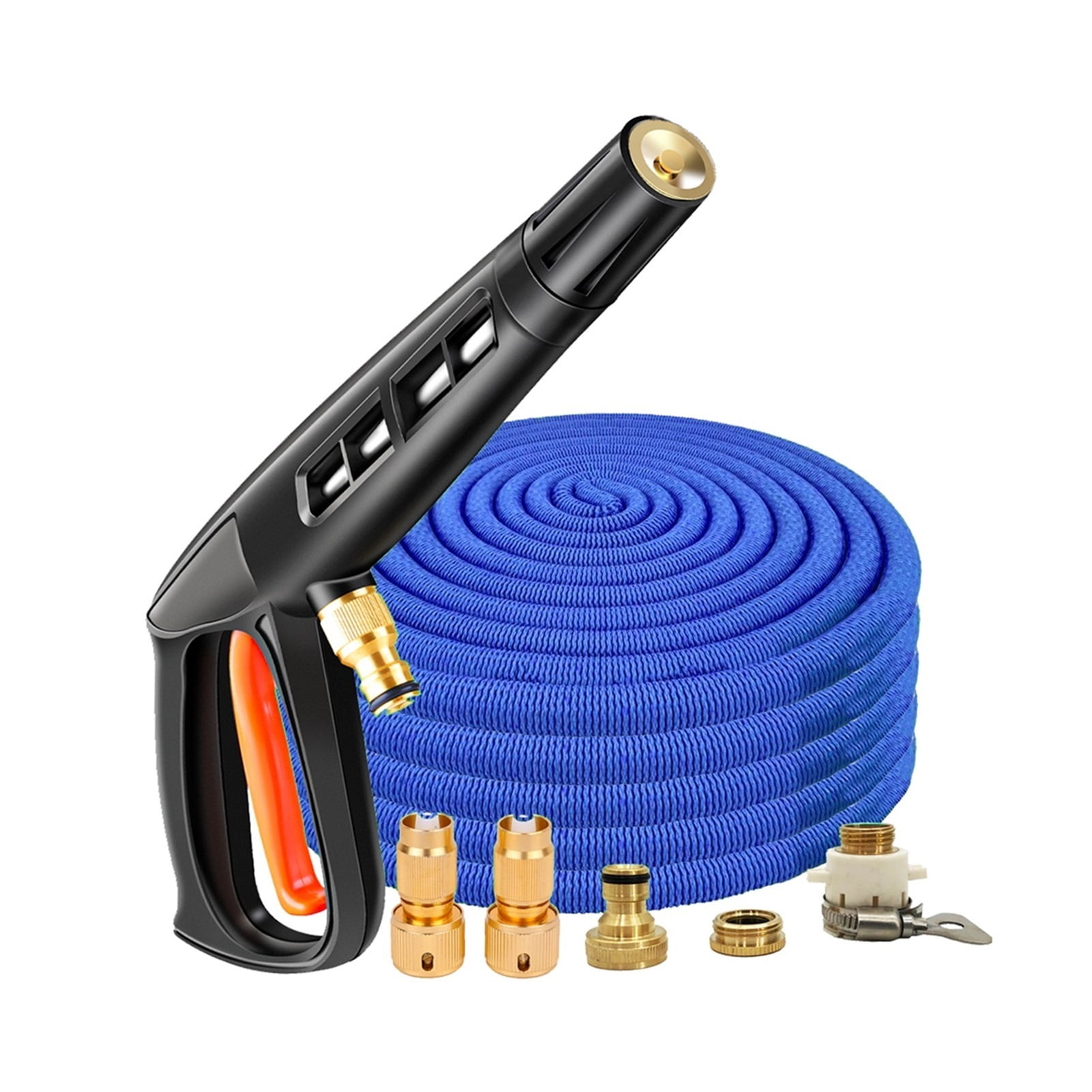 Telescopic Garden Hose Wash Hose Flexible Rubber Hose Vegetable Garden ...