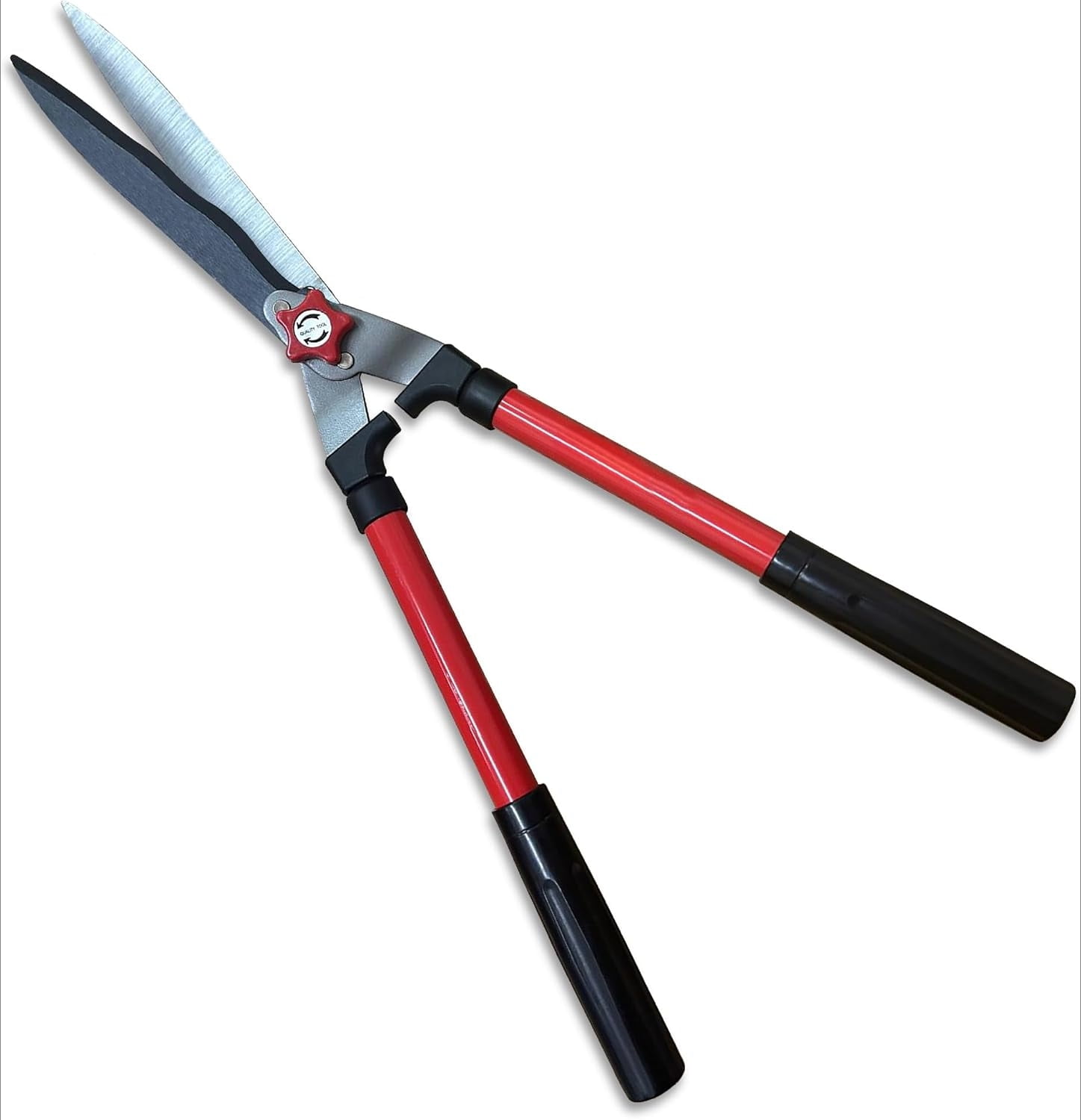 Telescopic Hedge Shears with Wavy Blade and Extendable Steel Handles ...
