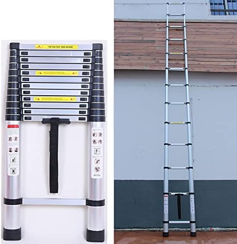 Telescopic Ladder Extension Folding Ladder Aluminum 16.4ft/5m Portable ...