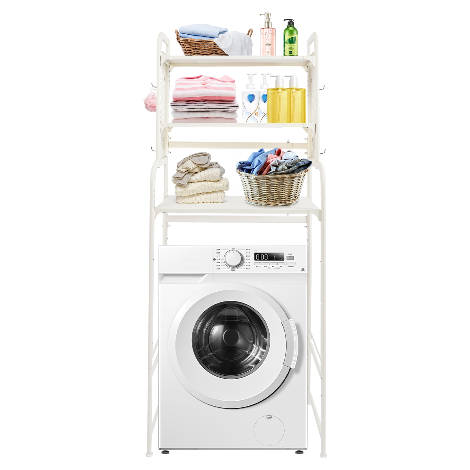 Telescopic Laundry Shelf with Height Adjustment, Space-saving Dryer ...
