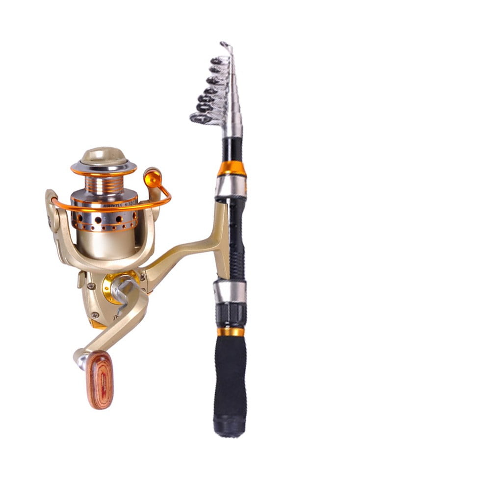 Telescopic Mini Fishing Rod Kit With reel for Combo Portable ...