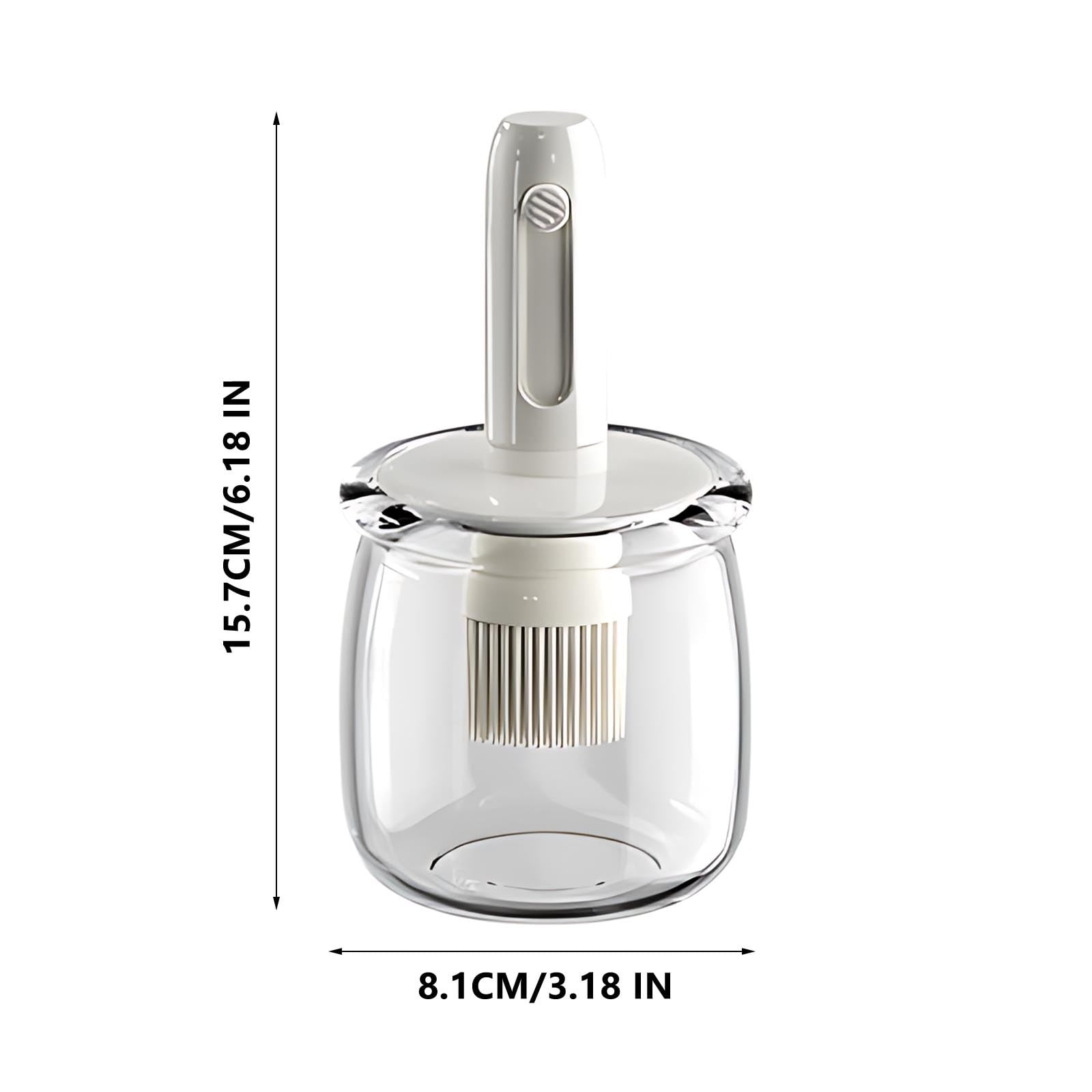 Telescopic Oil Dispenser with Brush - Glass Olive Oil Dispenser for ...