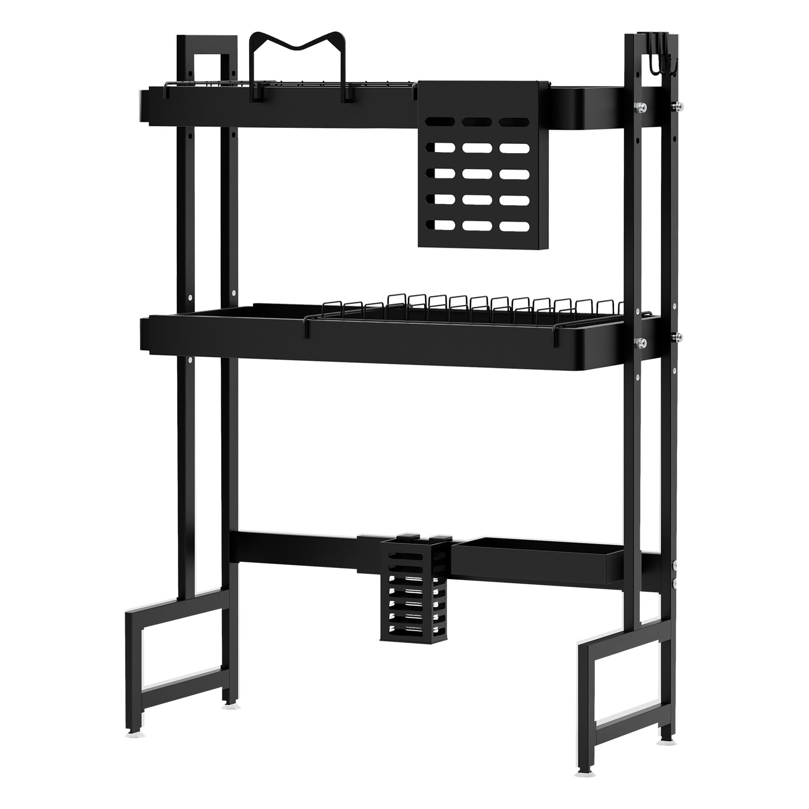 Telescopic Over-the-Sink Dish Drying Rack – Adjustable Length (25"-39 ...