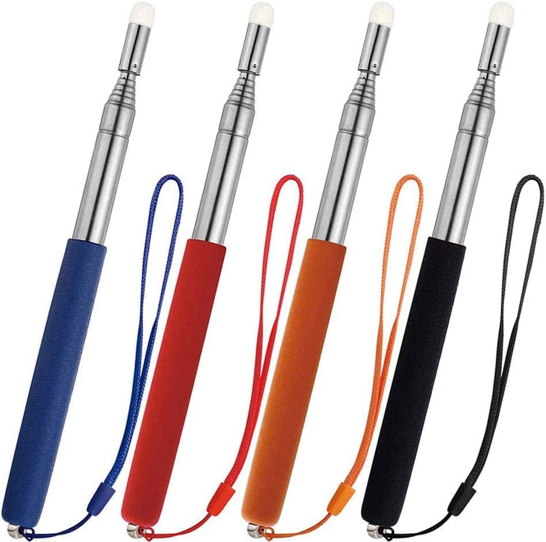 Telescopic Pointer Stick with Hand Lanyard, 4 Pack Teacher Pointer for ...