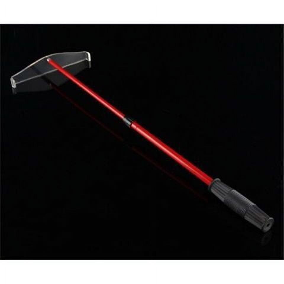 Telescopic Poker Chip Rake and Holder in Red Steel and Acrylic for Home ...