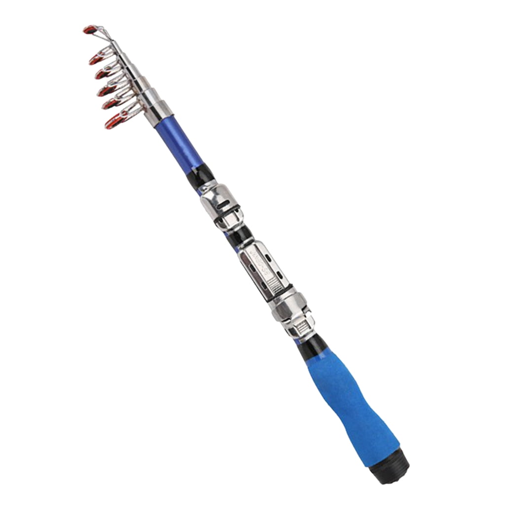 Telescopic Rod Sea Boats Pole Blue 1.0m - Walmart.com