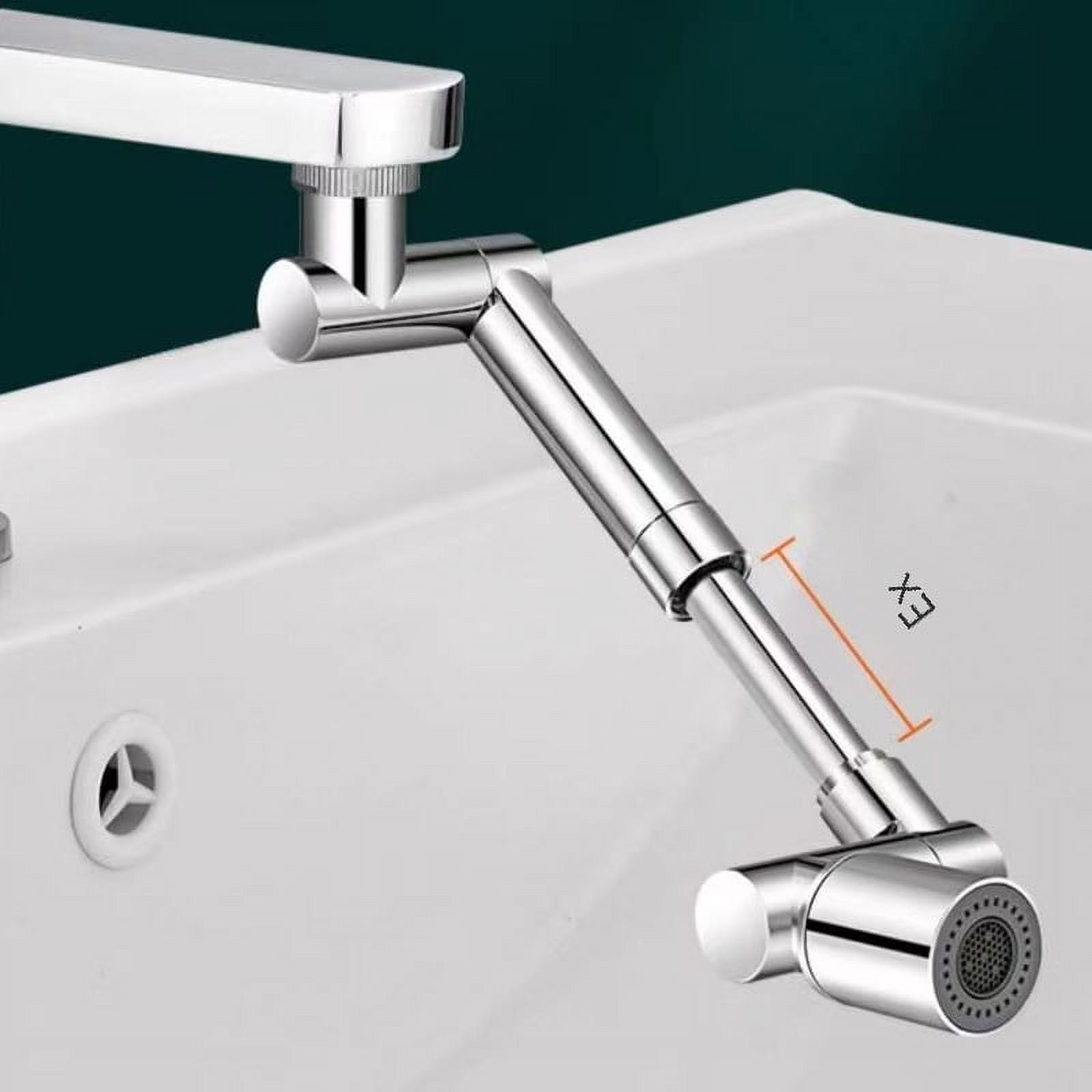 Telescopic Rotatable Anti-Splash Faucet Extender Multi-Function Water ...