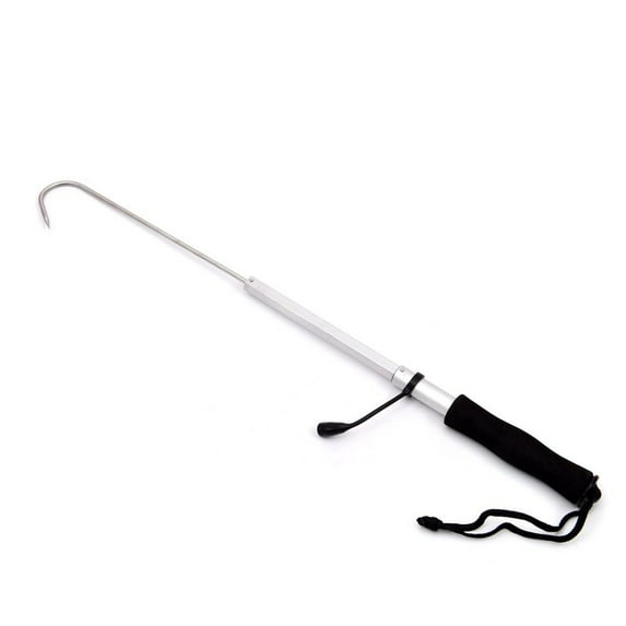 Telescopic Sea Fishing Gaff Stainless Aluminum Alloy Spear Hook Tackle ...