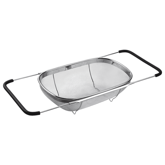 Telescopic Sink Colander Basket, Adjustable Stainless Steel Mesh ...