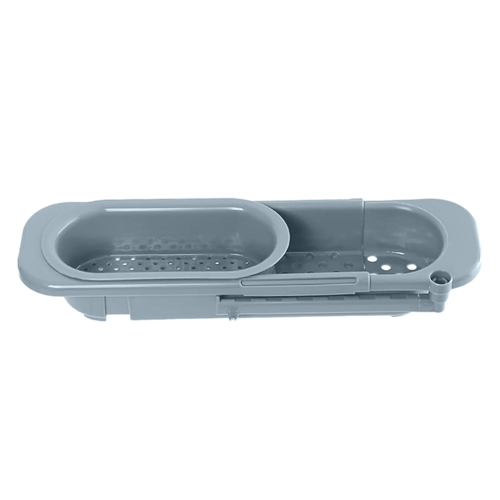 Telescopic Sink Storage Rack - PP Material, Retractable Design, Hollow ...