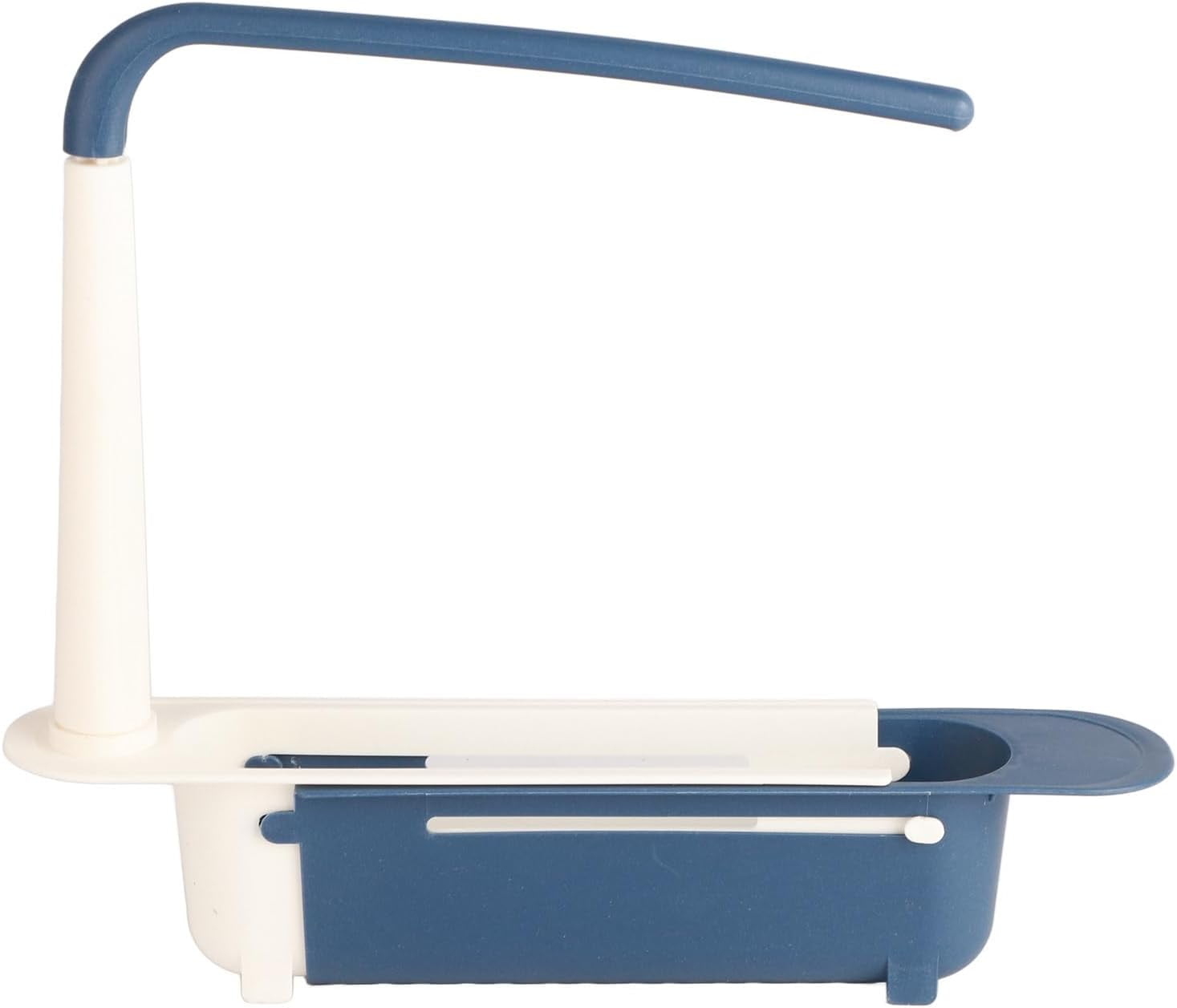 Telescopic Sink Storage Rack, Retractable Sink Drainer with Bracket and ...