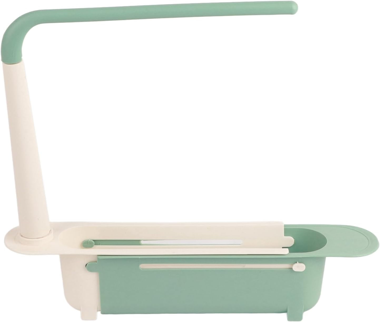 Telescopic Sink Storage Rack, Retractable Sink Drainer with Bracket and ...