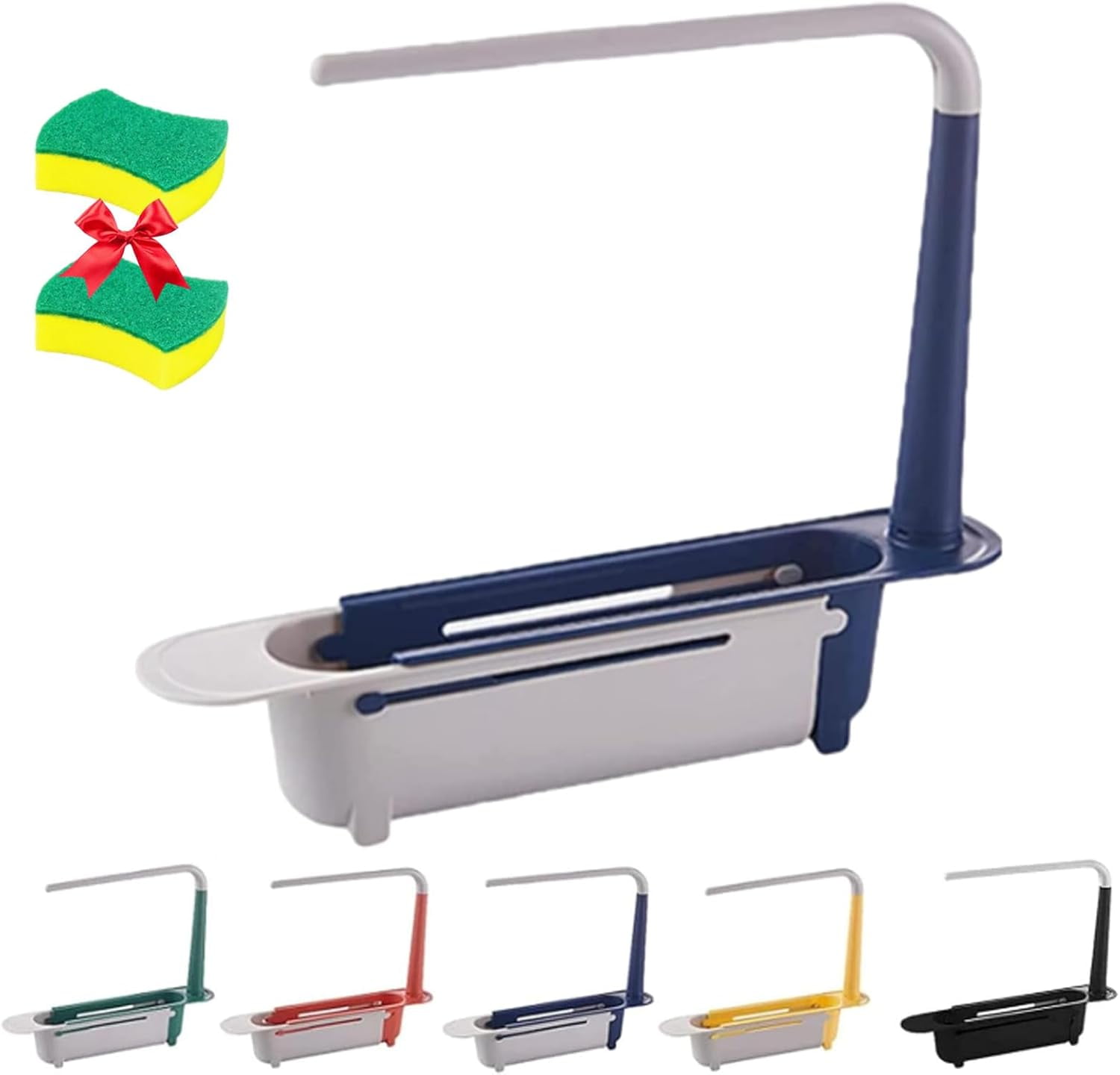 Telescopic Sink Storage Rack, Sink Organizer Rack for Kitchen and ...