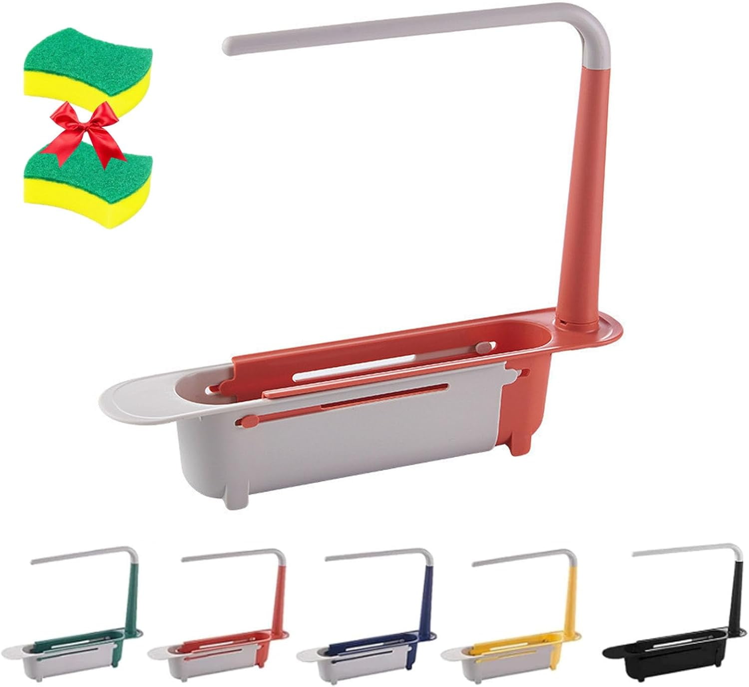 Telescopic Sink Storage Rack, Sink Organizer Rack for Kitchen and ...