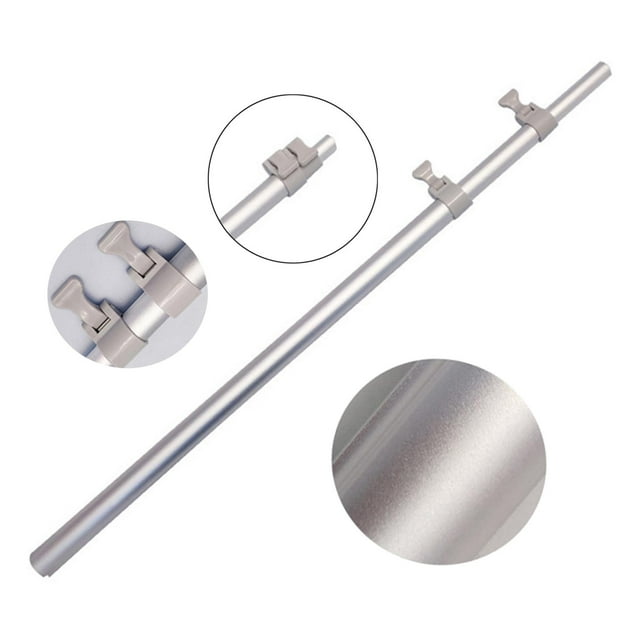 Telescopic Steaming Clothing Rack Metal Steamer Pole 3 Sections Easy to ...