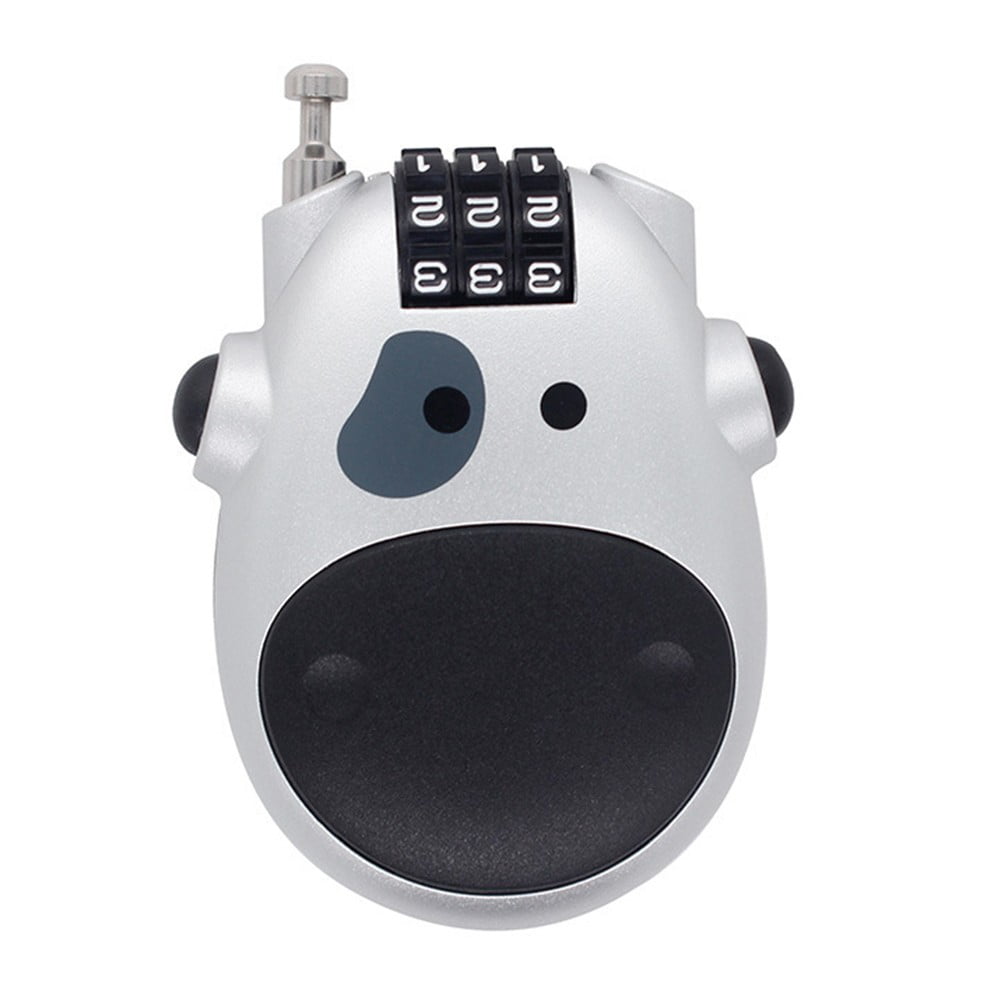 Telescopic Steel Cable Combination Lock Sled Motorcycle Helmet Lock ...