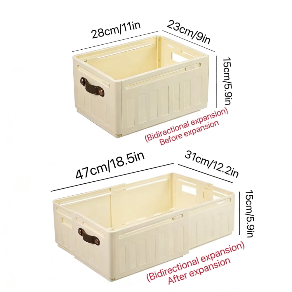 Telescopic Storage Box - Four-Way Expandable Storage Box, Foldable ...