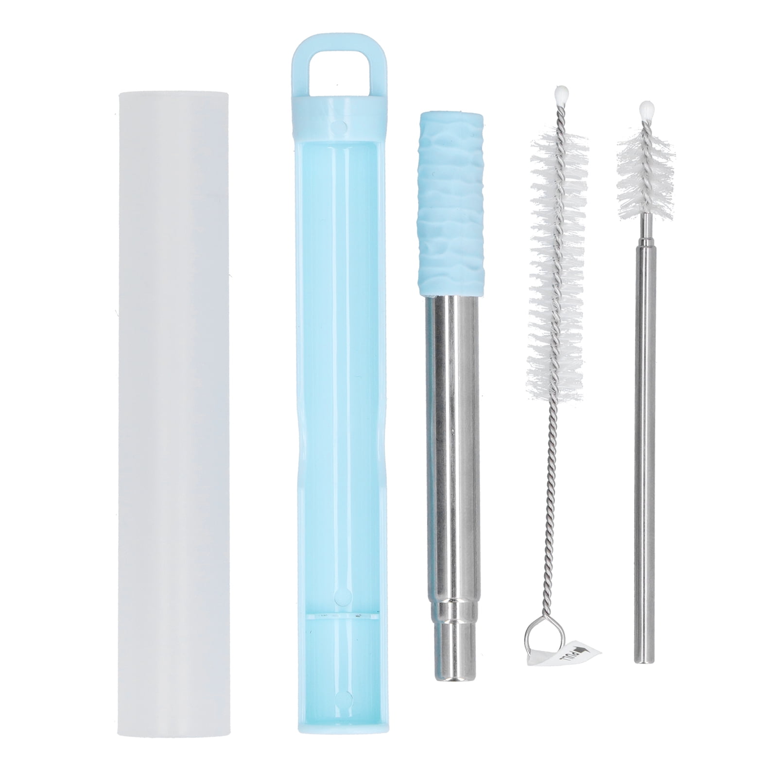 Telescopic Straw, Stainless Steel Easy To Clean Retractable Straw With ...