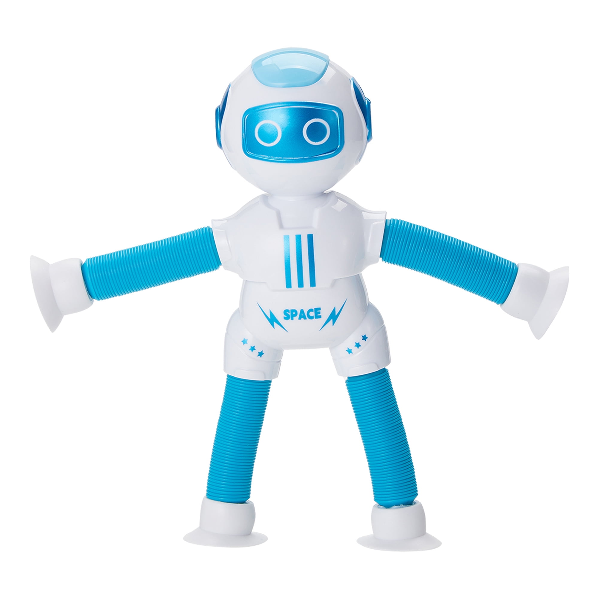 Telescopic Suction Cup Robot Toy Cute Tube Fidget Sensory Toys ...