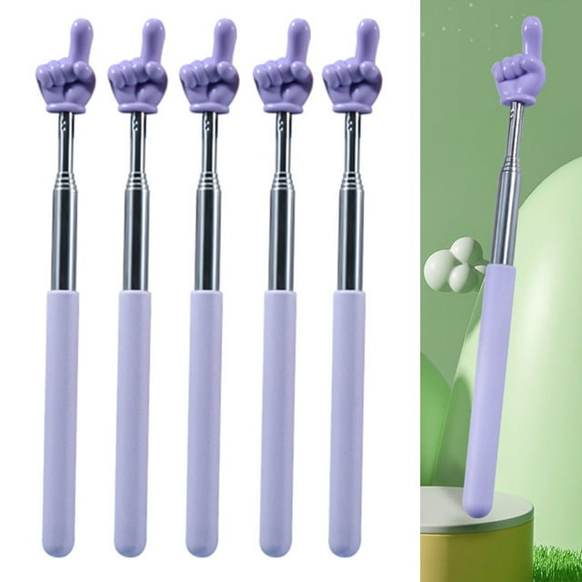 Telescopic Teacher Pointer,Mini Anti-slip Finger Shape Blackboard ...