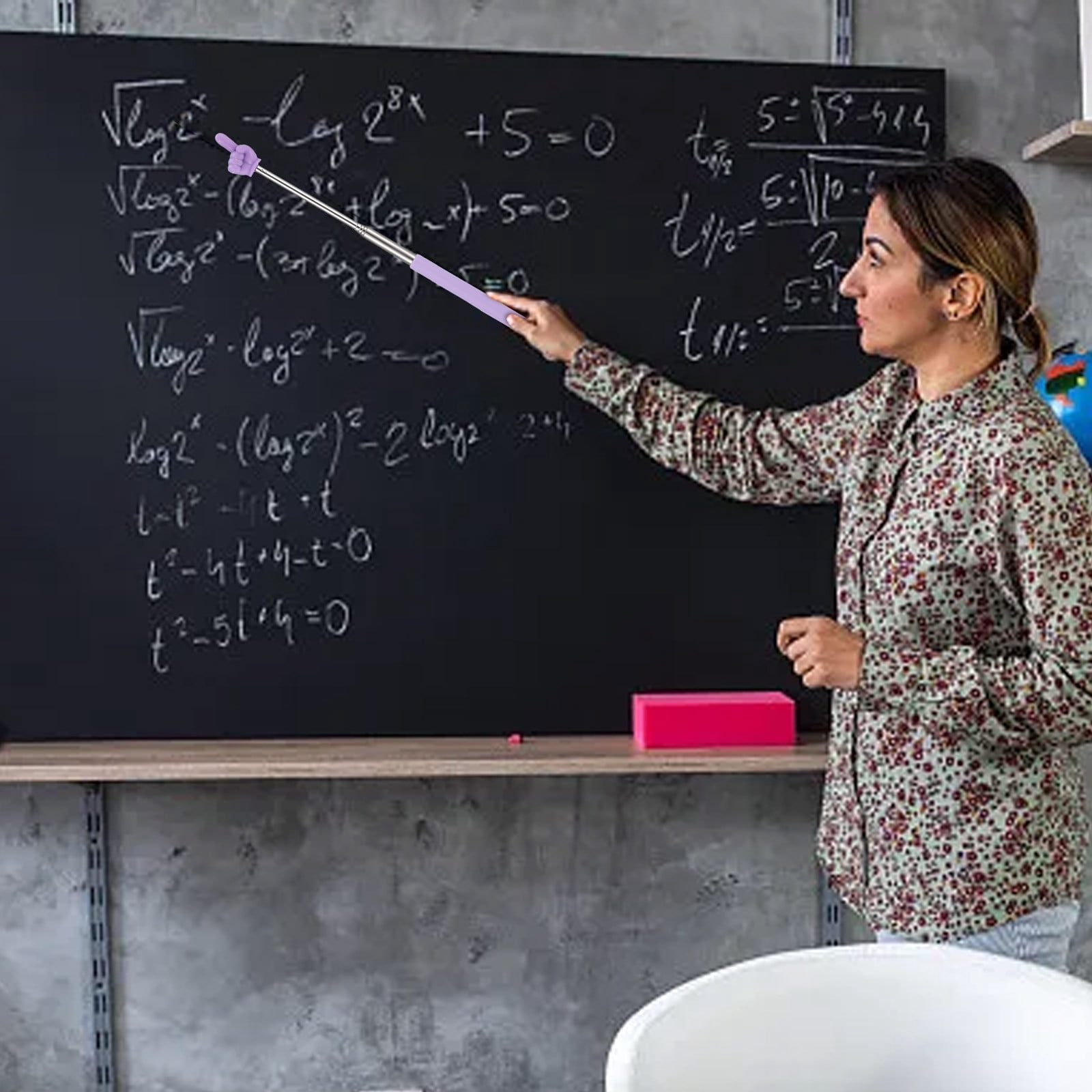 Telescopic Teachers Pointer Classroom Demonstration Baton Guide ...