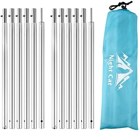 Telescopic Tent Trap Poles Adjustable Aluminum Rods for Hammock Trap ...