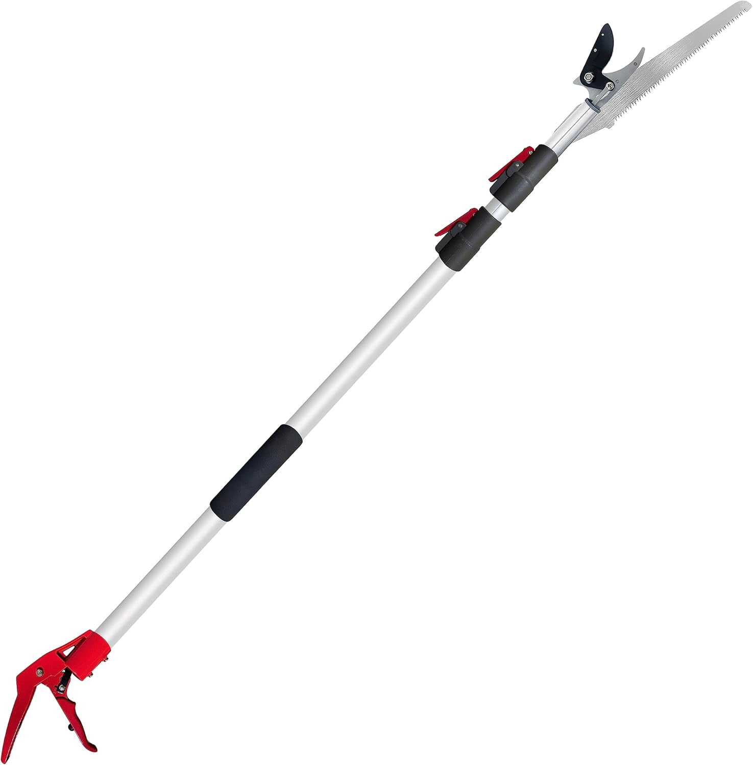 Telescopic Tree Trimmer 4.5-10 FT with 3 Section Length Adjustable, Cut ...