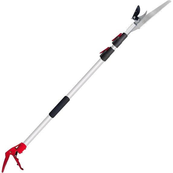 Telescopic Tree Trimmer 4.5-10 FT with 3 Section Length Adjustable, Cut ...