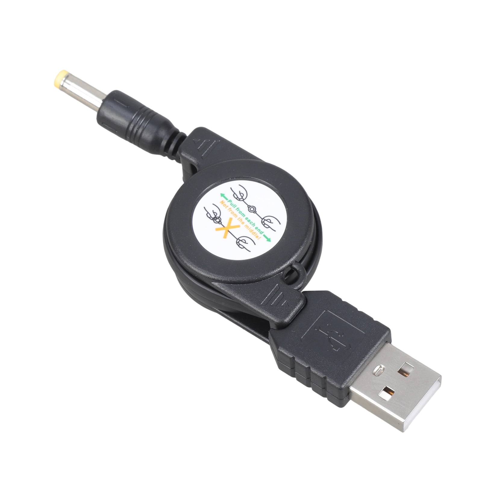 Telescopic USB To DC4017 Charging Wire Power Cable Cord Expandable ...