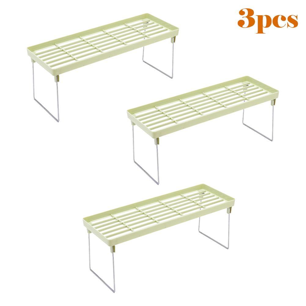 Telescopic Wall Corner Shelf Rack Kitchen Shelves Plastic Shelving Home ...