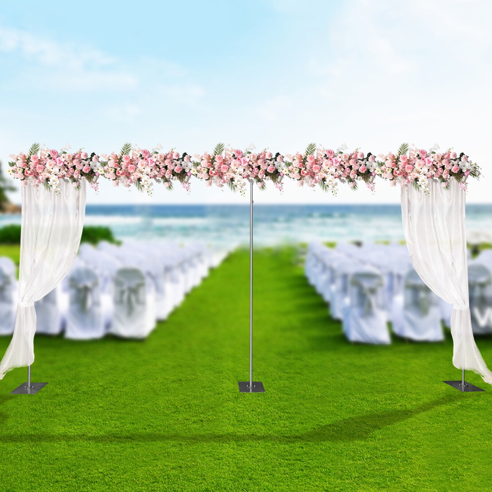 Telescopic Wedding Party Backdrop Stand 9.8*19.7ft Photography ...
