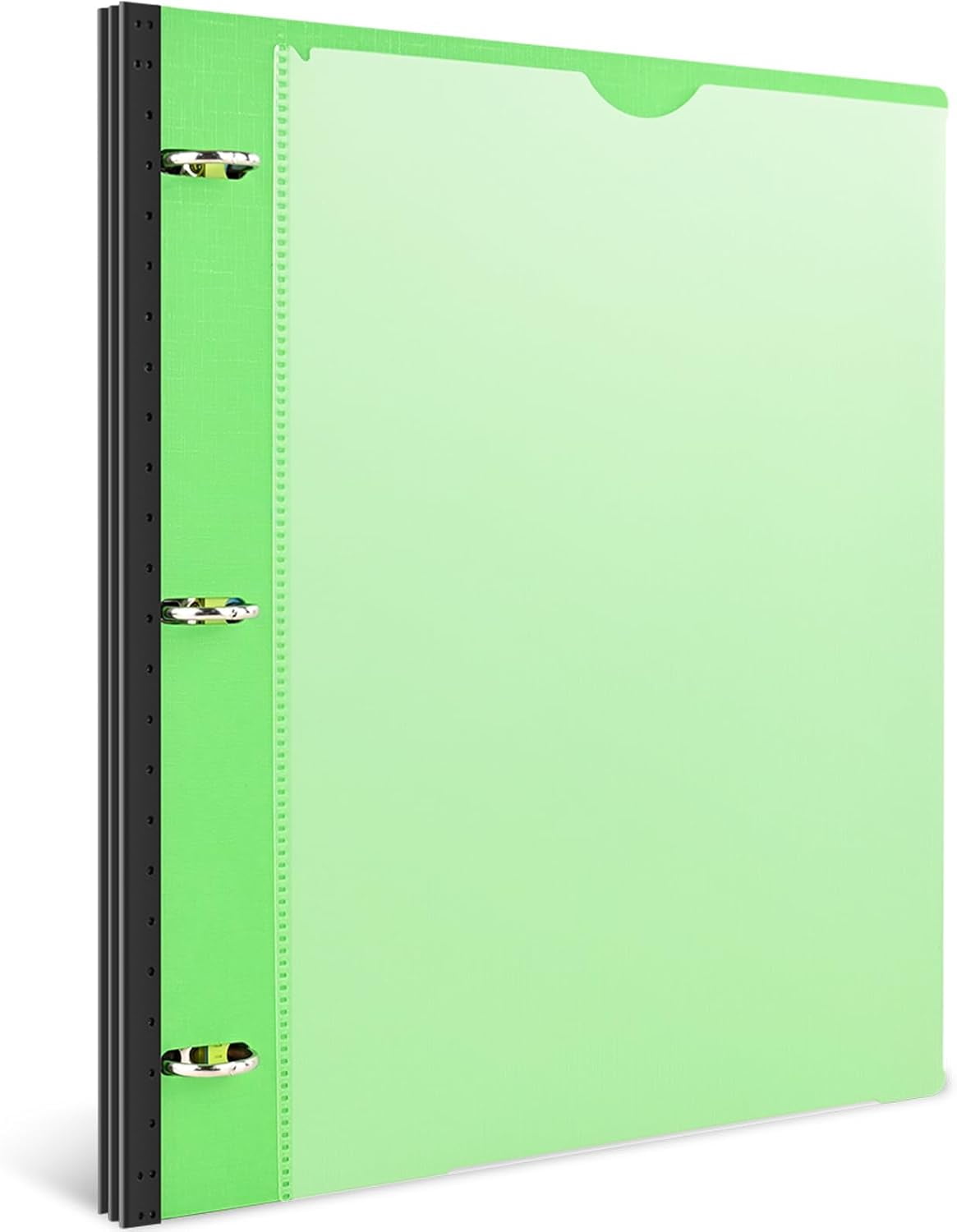 Telescopic binder, flexible circular binder with customizable cover and ...