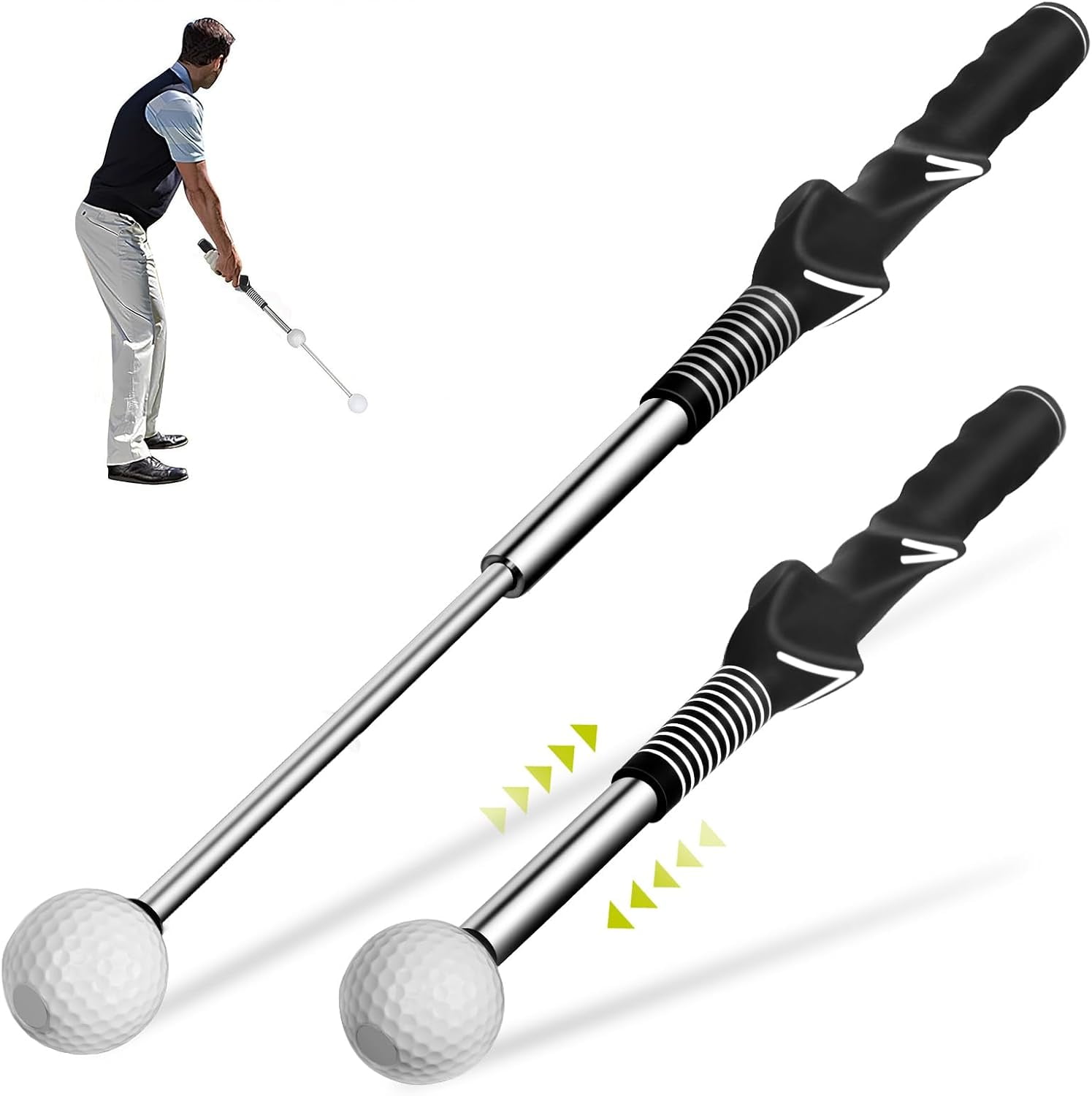 Telescopic club, Telescopic Click Stick with Rhythm Click for Indoor ...