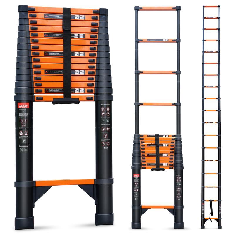 Telescopic ladder extension ladder 20.3FT/Aluminum extension ladder ...