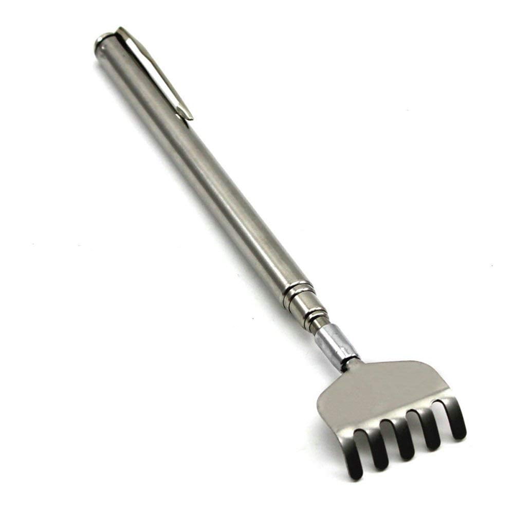 Telescoping Back Scratcher Metal Telescopic Handle Grip Extendable ...