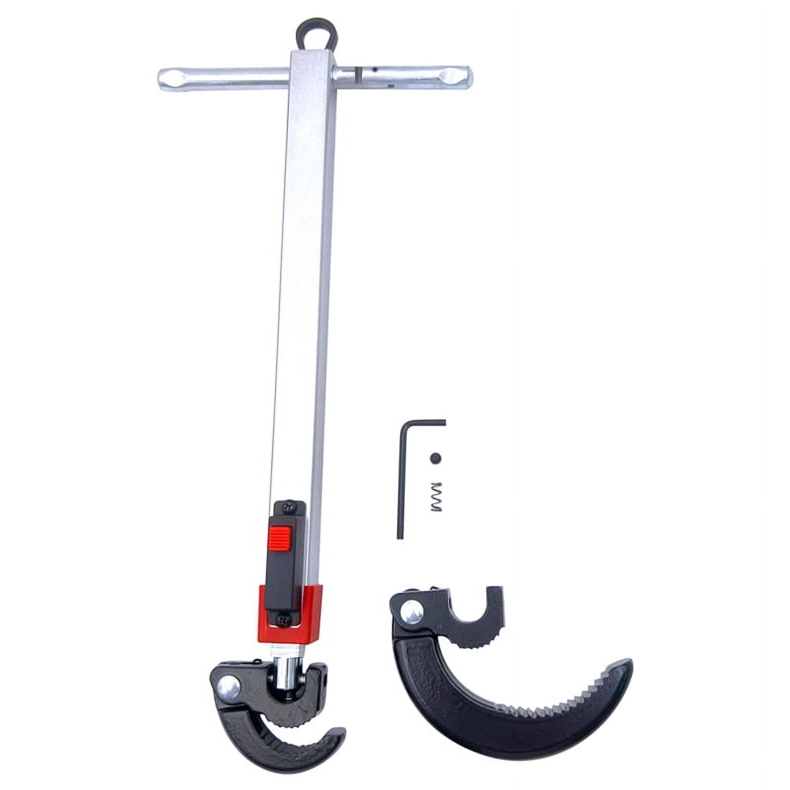 Telescoping Basin Wrench,1-1/4In to 2-1/2In Jaw Capacity and 10to 17In ...
