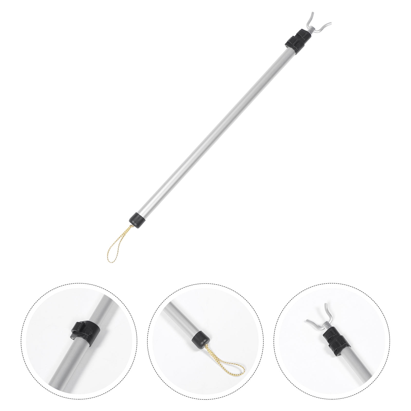 OUNONA Telescopic Clothes Reach Pole Clothesline Pole Retractable ...