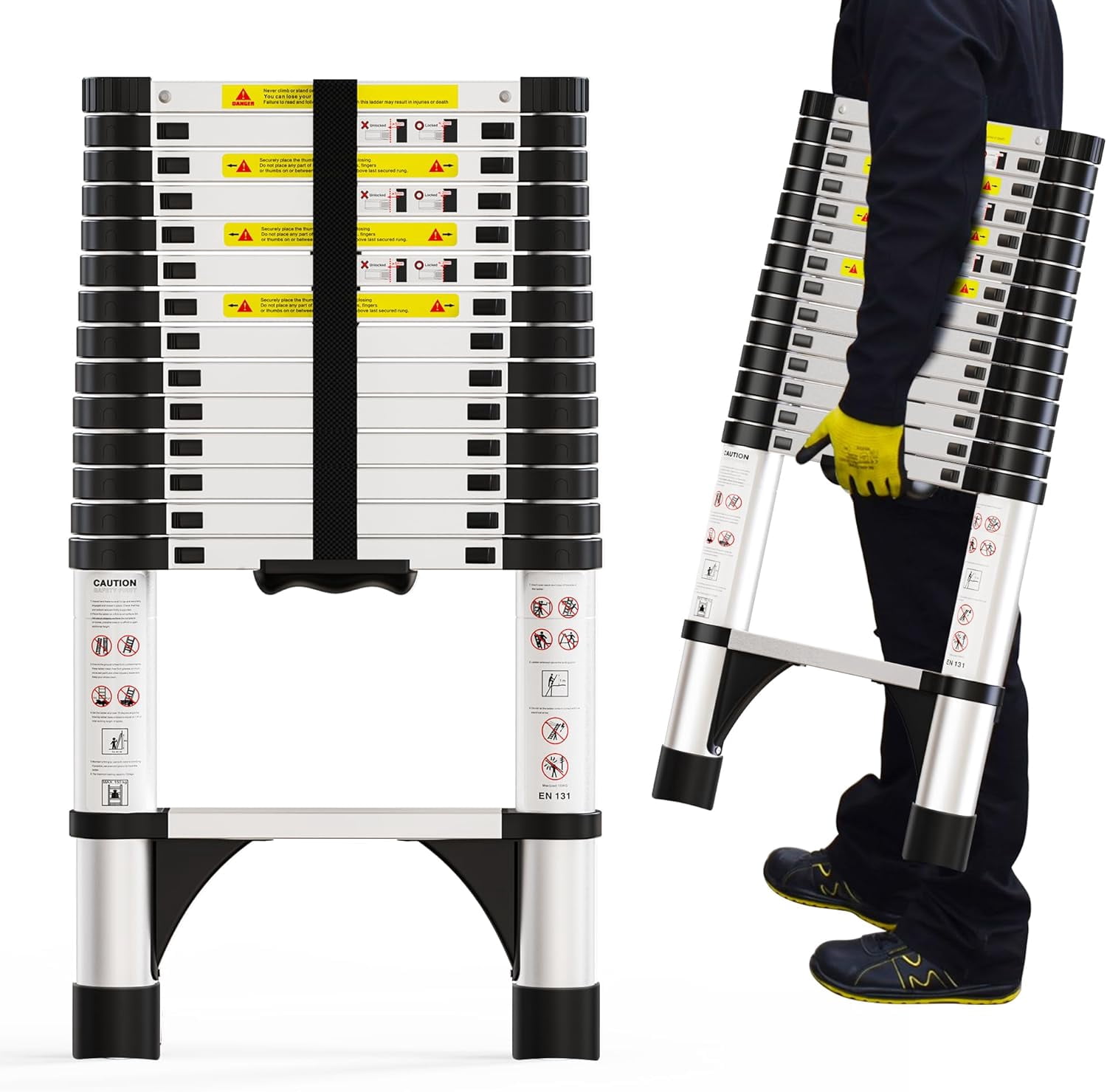 Telescoping Ladder Aluminum Extension Ladder Ladders On Go Rv ...