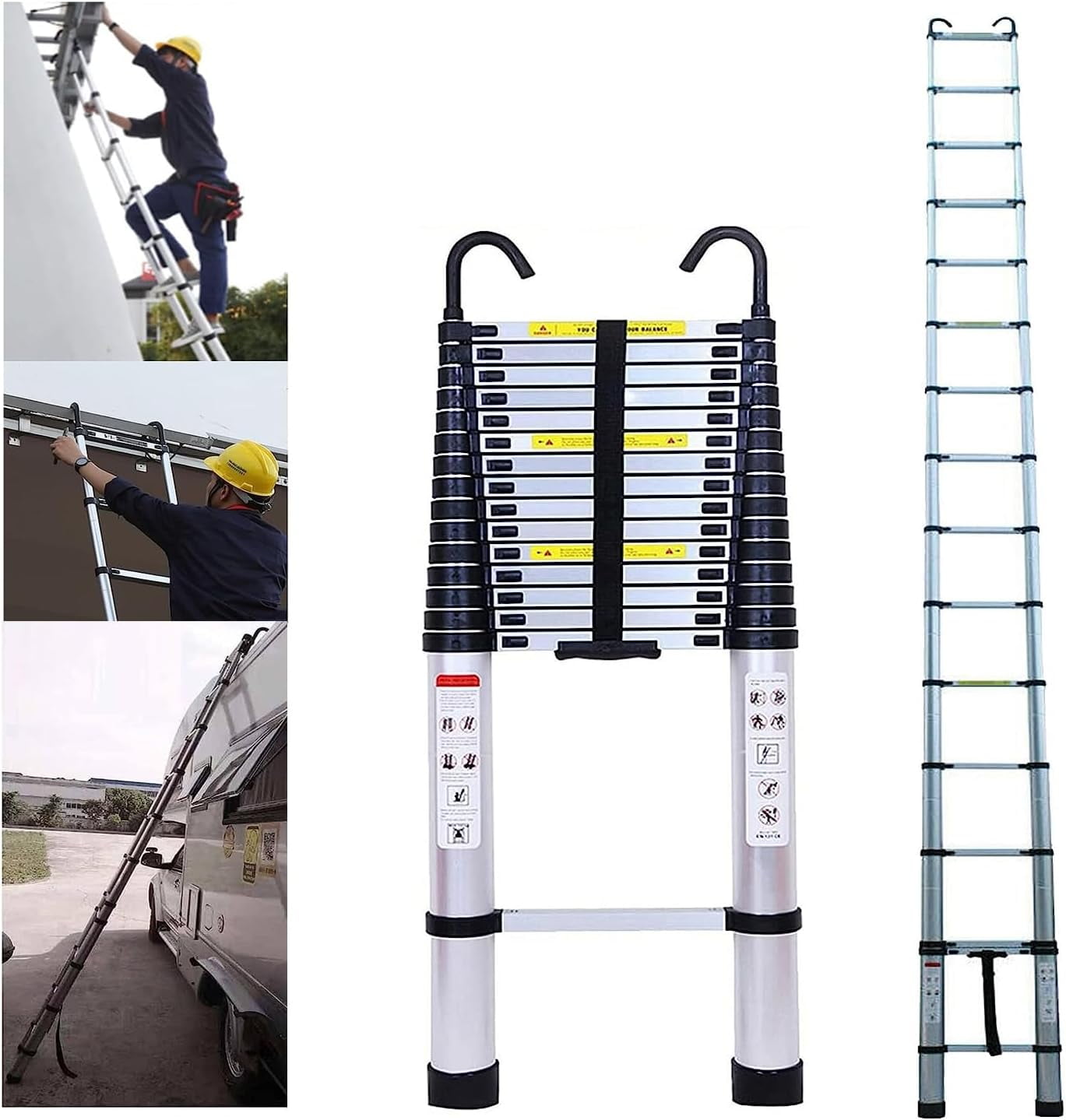 Telescoping Ladder Extension Ladder Multi Purpose Ladders 20FT ...