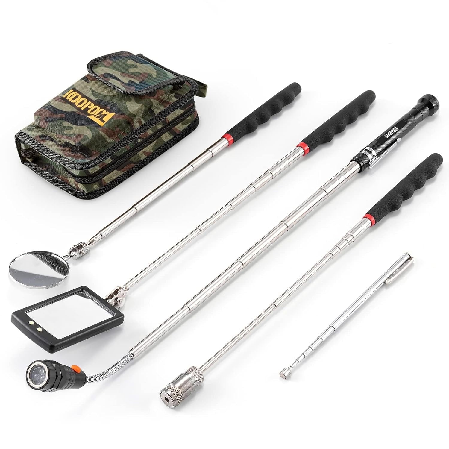 Telescoping Magnetic Pickup Tool Set, Stocking Stuffers, Extendable ...