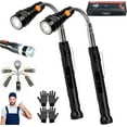 Telescoping Magnetic Pickup Tools Flashlight, Led Magnetic telescoping ...
